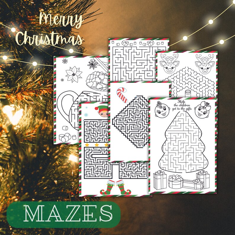 Printable Christmas Activities Sheets, Santa Letter, Coloring Pages ...