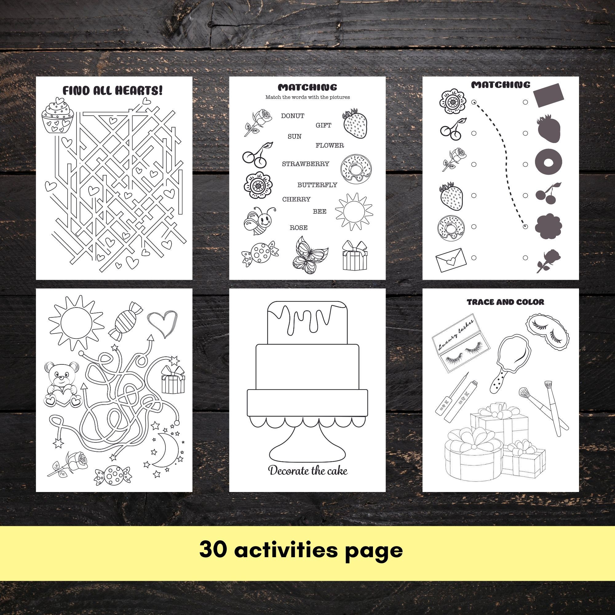 Printable Mothers Day Activities Sheets All About My Mom Kids Coloring ...