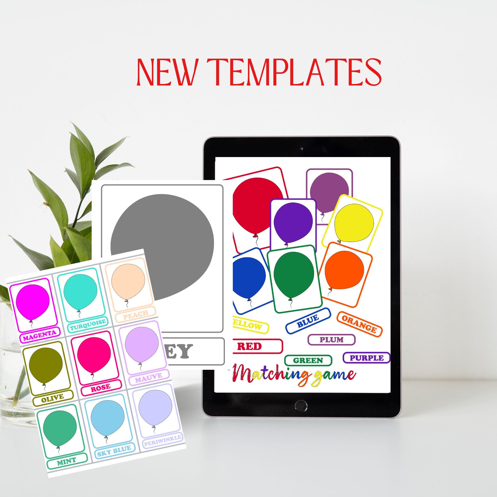 50 Color Bingo Cards Colors Learning Bingo Game Preschool Printable ...