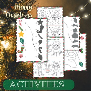 Printable Christmas Activities Sheets, Santa Letter, Coloring Pages ...