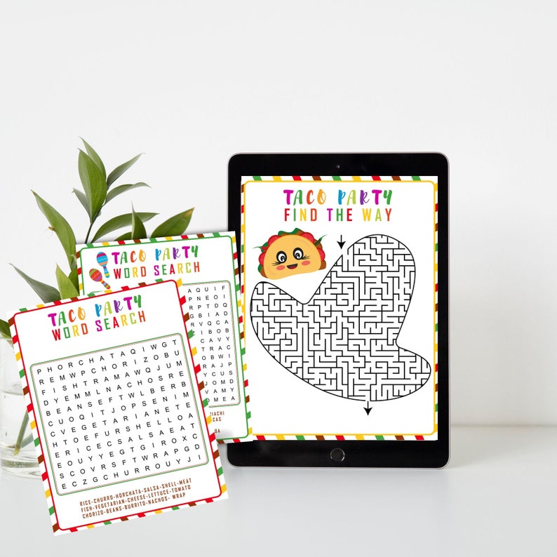 Cinco De Mayo Taco Tuesday Game Bundle Mexican Fiesta Activities for ...