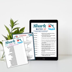 Shark Week Games Great White Shark Kids Adult Classroom Activities Jaws ...