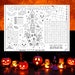 Haunted House Halloween Activity Sheet Placemats, Activity Book Kids ...