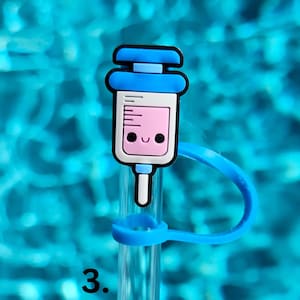 Medical Straw Topper Stanley Gift Straw Buddies Gift Pharmacy - Etsy