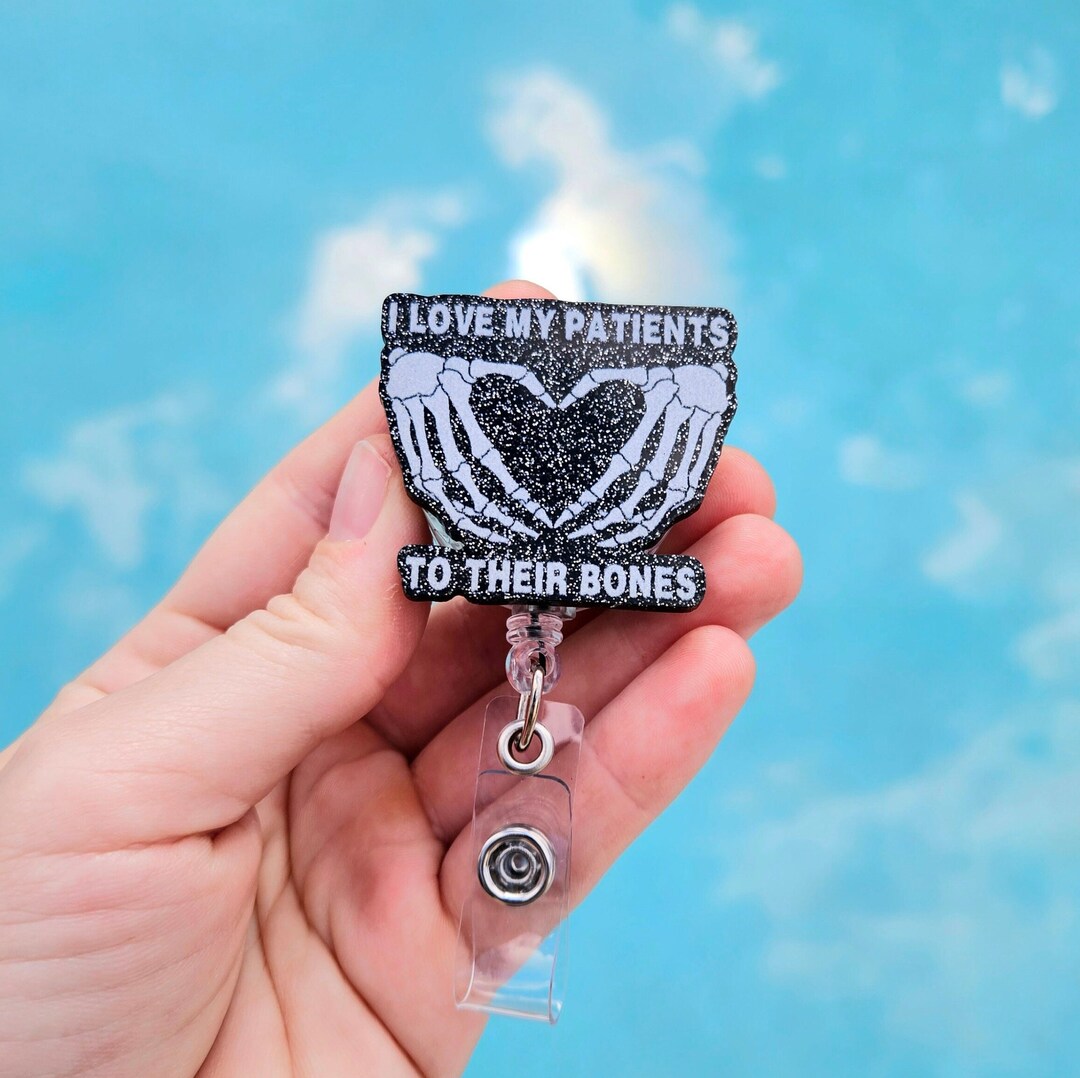 Radiology Badge Reel Rad Tech Gift Radiologist Clip Xray Tech ...