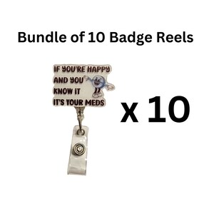 Psych Nurse Badge Reel Mental Health Tech Badge Holder Psych Tech Id ...