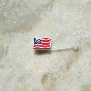 Straw Topper Tumbler USA Flag America Straw Cover Red White Blue Straw ...