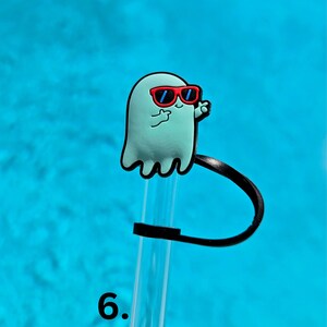 Halloween Straw Topper Stanley Cup Accessories Straw Cover Ghost ...