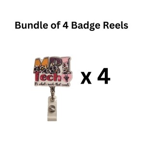 MRI Tech Bage Reel MRI Technologist Gift Uniform Accessories Lanyard CT ...