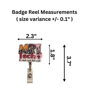 MRI Tech Bage Reel MRI Technologist Gift Uniform Accessories Lanyard CT ...