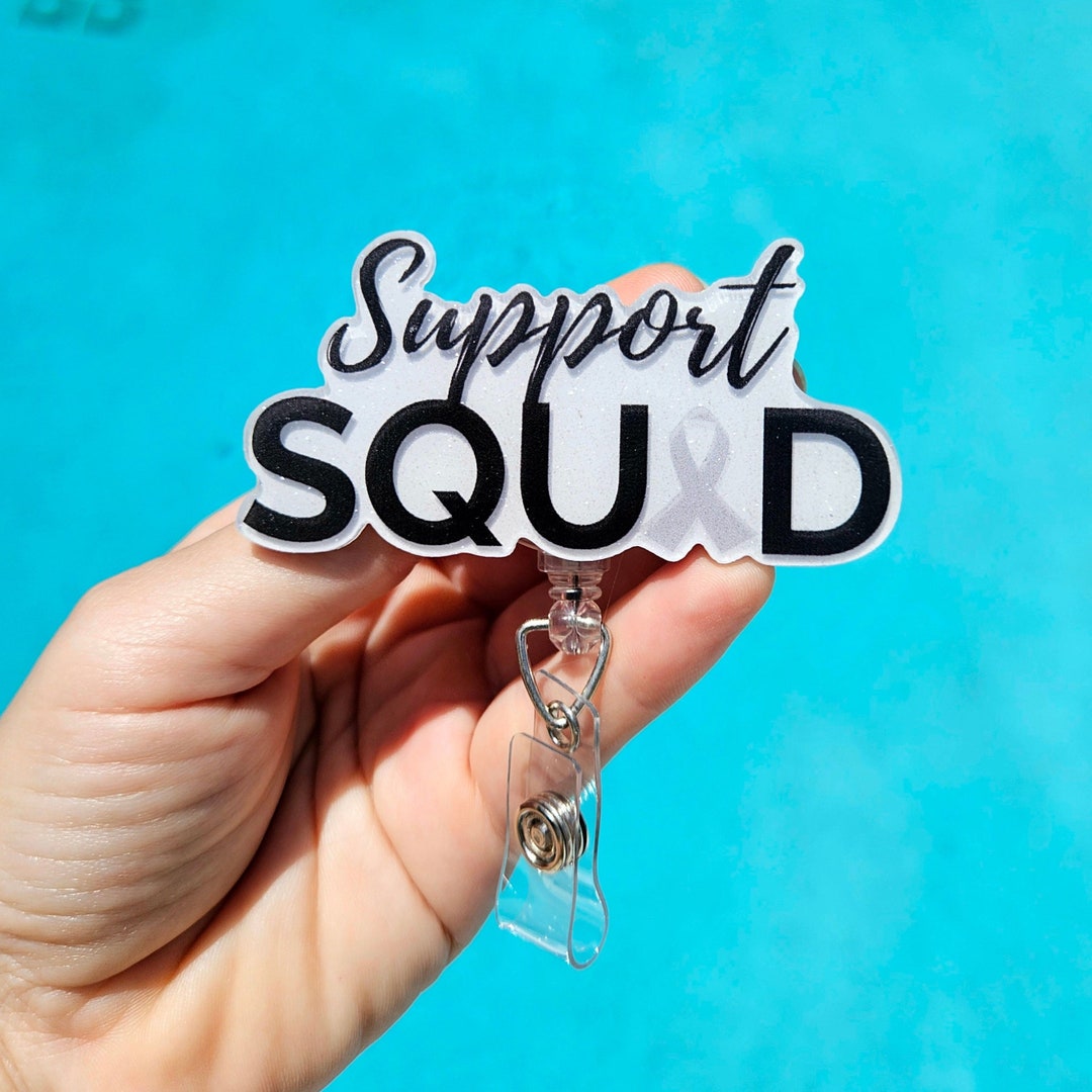 Brain Cancer Awareness Badge Reel Brain Tumor Survivor Gift ...