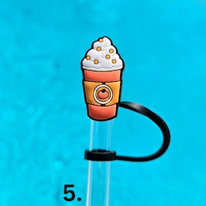 Halloween Straw Topper Stanley Cup Accessories Straw Cover Ghost ...