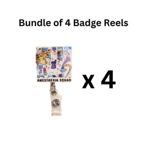 Anesthesia Badge Reel CRNA Gift Anesthesia Tech Badge Holder SRNA ...