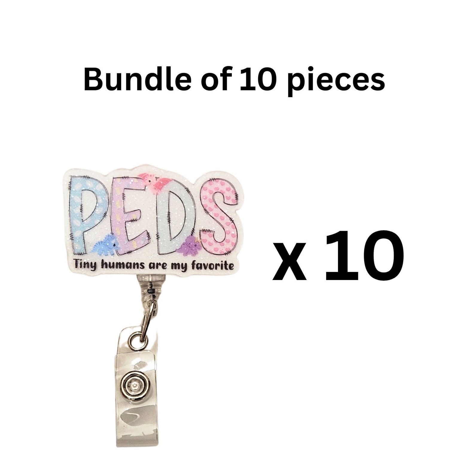 Pediatric Badge Reel Peds Badge Gift Picu Nurse Week Gift Accessories ...