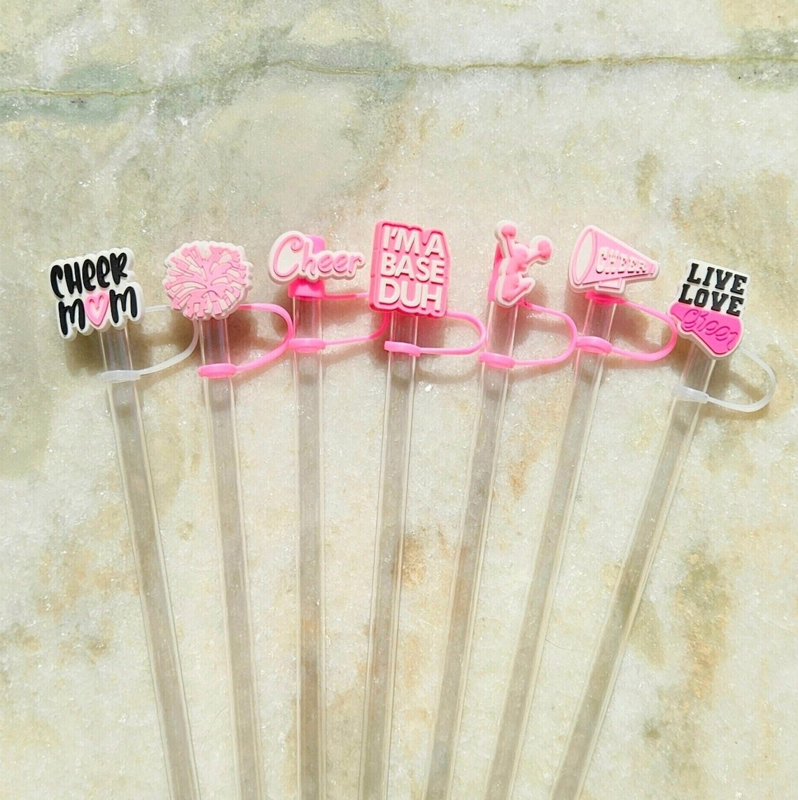 Cheer Stanley Straw Topper Stanley Cup Accessories Cheerleader Gift ...