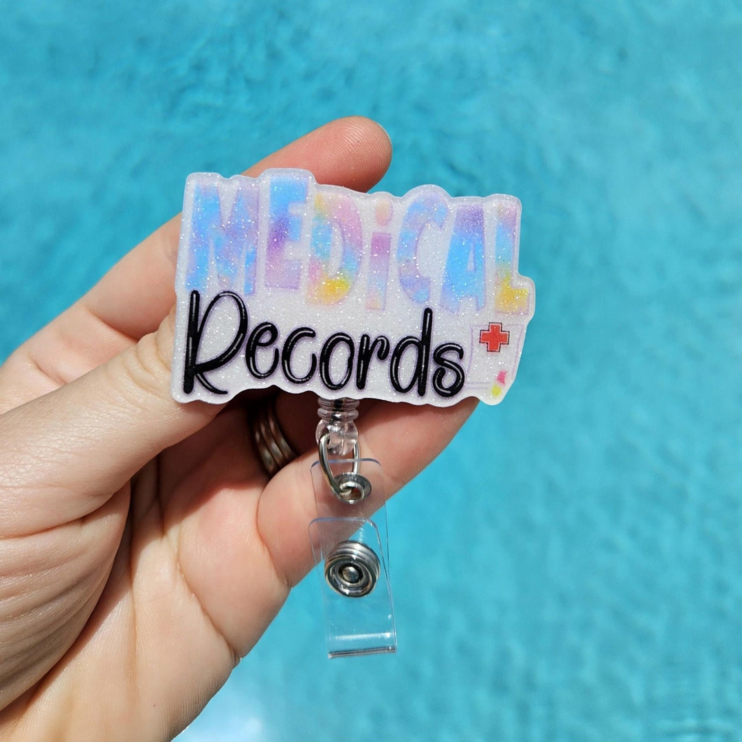 Medical Records Badge Reel Medical History Id Holder Medical ...