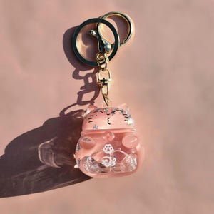 Liquid Keychain Water Filled Key Chain Liquid Shaker Liquid Motion ...