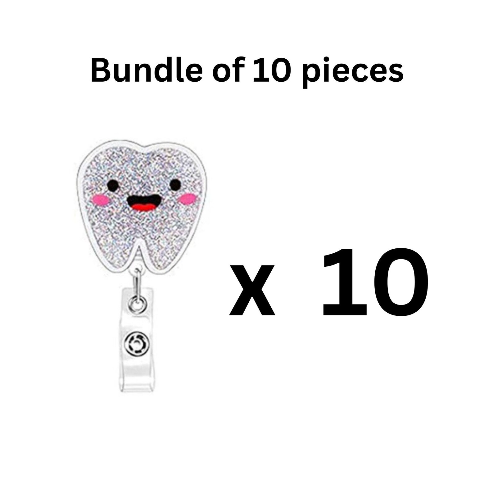 Tooth Badge Reel Dental Badge Holder Dental Assistant Badge Dental ...