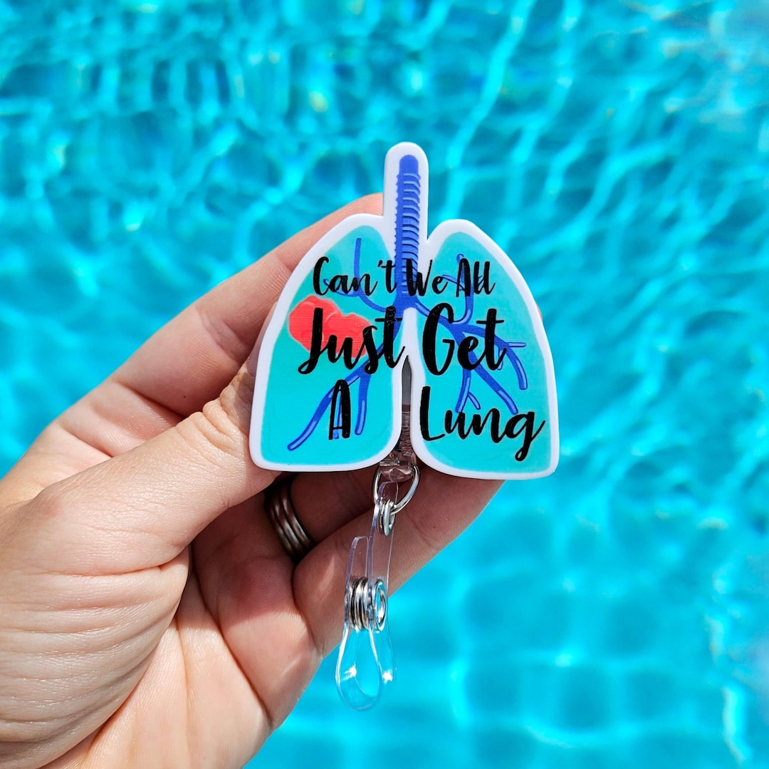 Respiratory Therapist Badge Reel RT Badge Holder Pulmonology Badge Gift ...