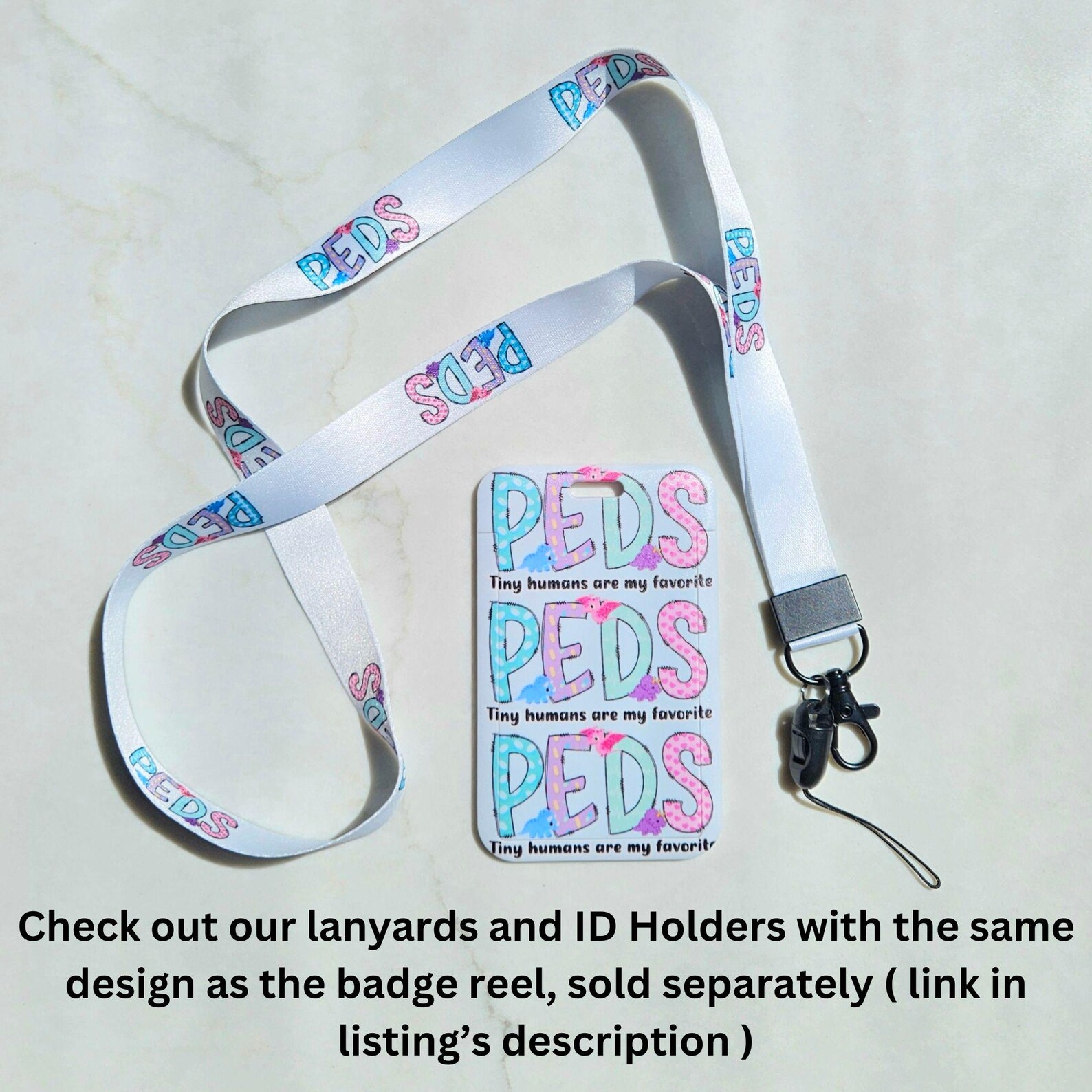 Pediatric Badge Reel Peds Badge Gift Picu Nurse Week Gift Accessories ...
