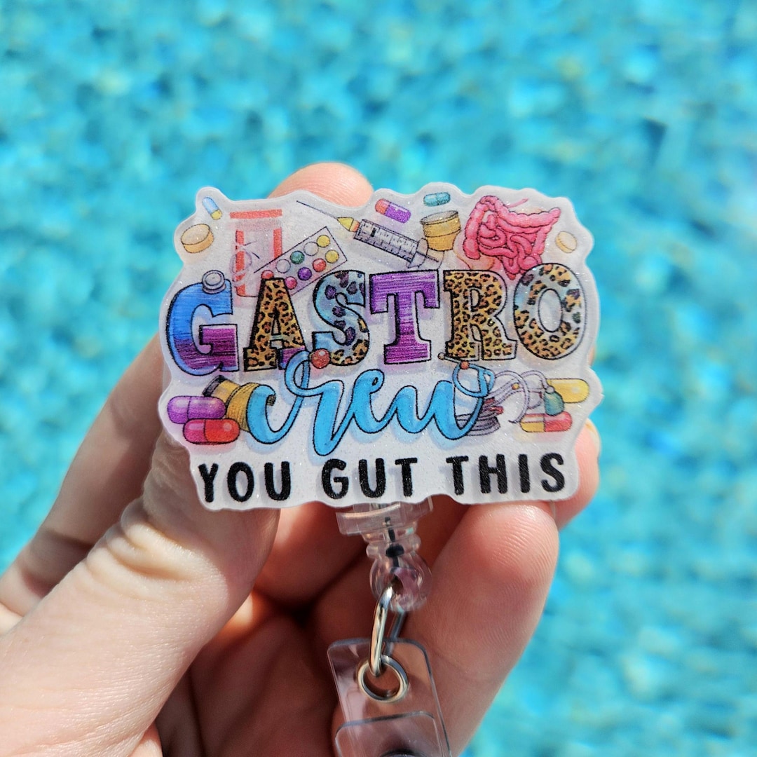 Gastro Badge Reel Colon Badge Holder Colonoscopy Gift ...