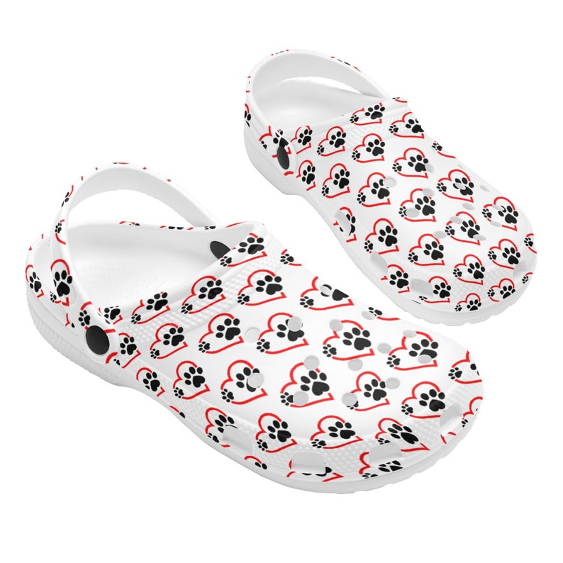 Dog Paw Clogs Adult Unisex Walk the Dog in Our Comfortable Clogs Doggie ...