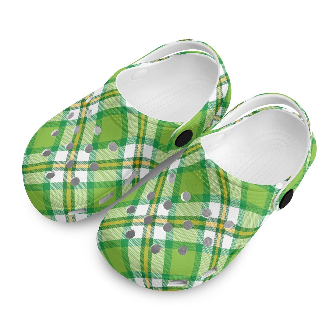 Irish Dancer Classic Clogs Green Tartan Clogs Irish Clogs Irish Dancing ...