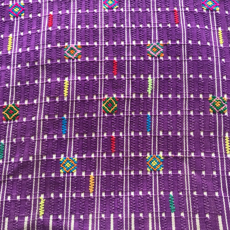 Huipil Morado Chiapas - Etsy