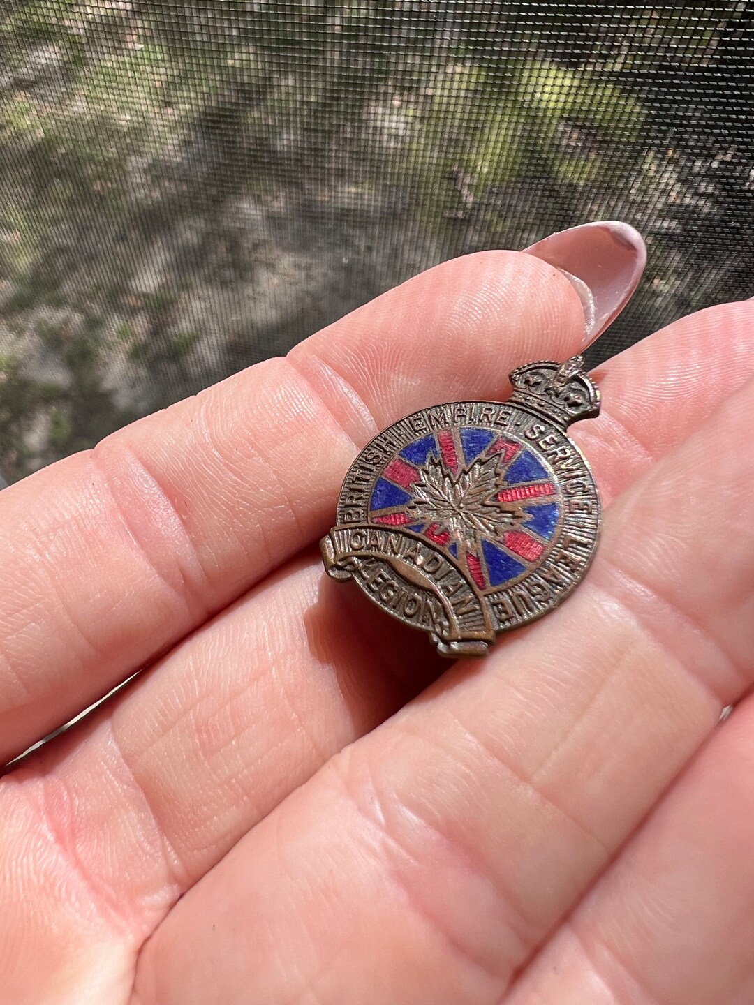 Vintage Canadian Military Pin - Etsy