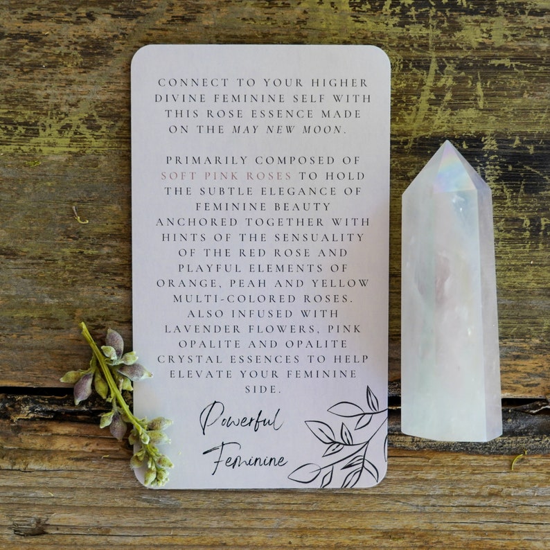 Powerful Feminine Soft Pink Rose Flower Essence - Etsy