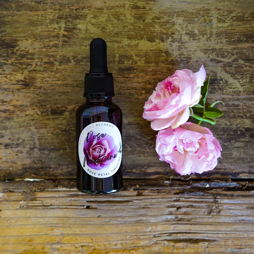 Rose Medicine Rose Petal Tincture {fresh} - Etsy