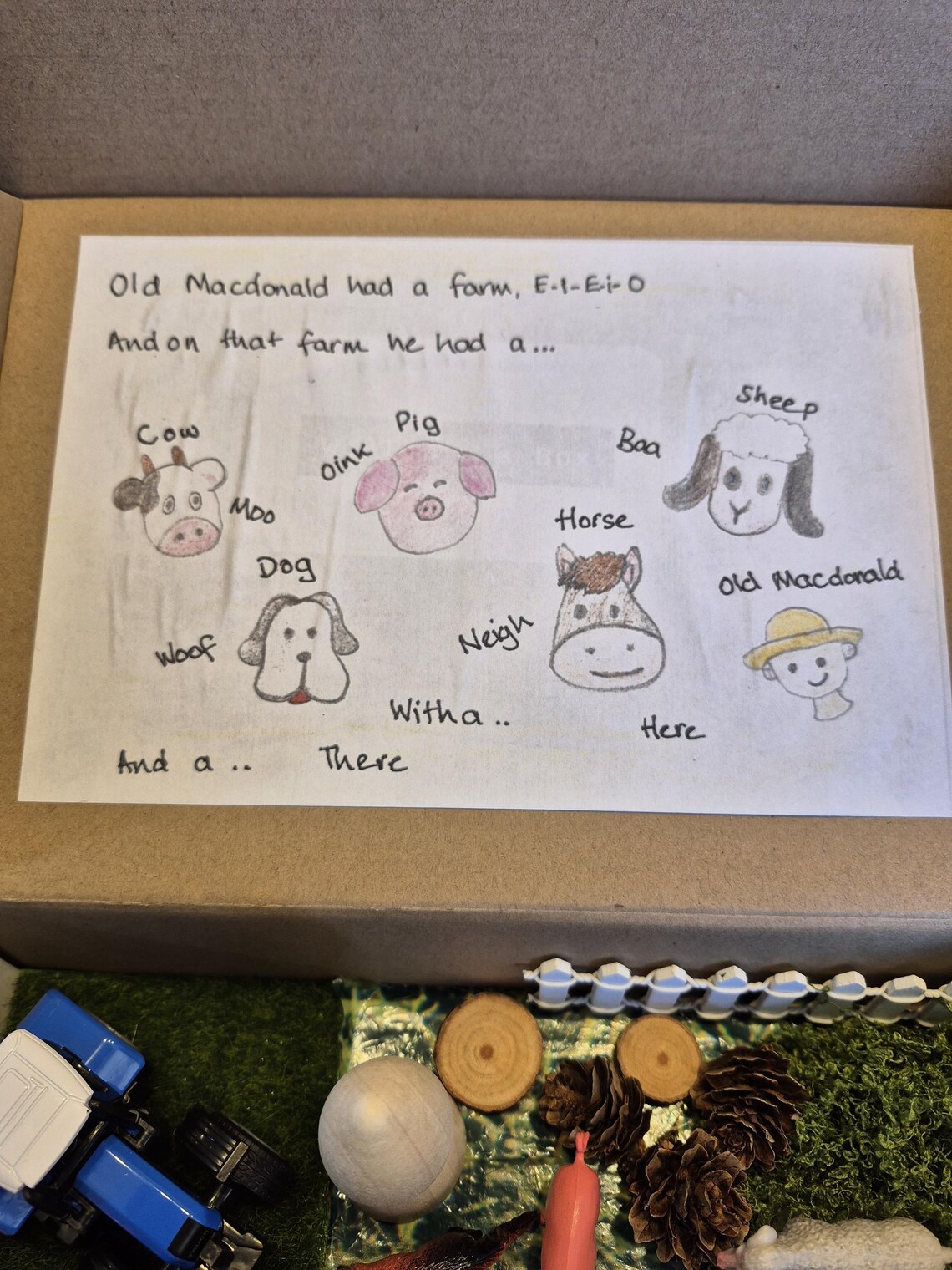 Old Macdonalds Small World Play Box - Etsy UK