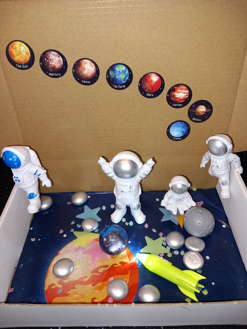 Space Box: Creative Play Activity Set - Etsy