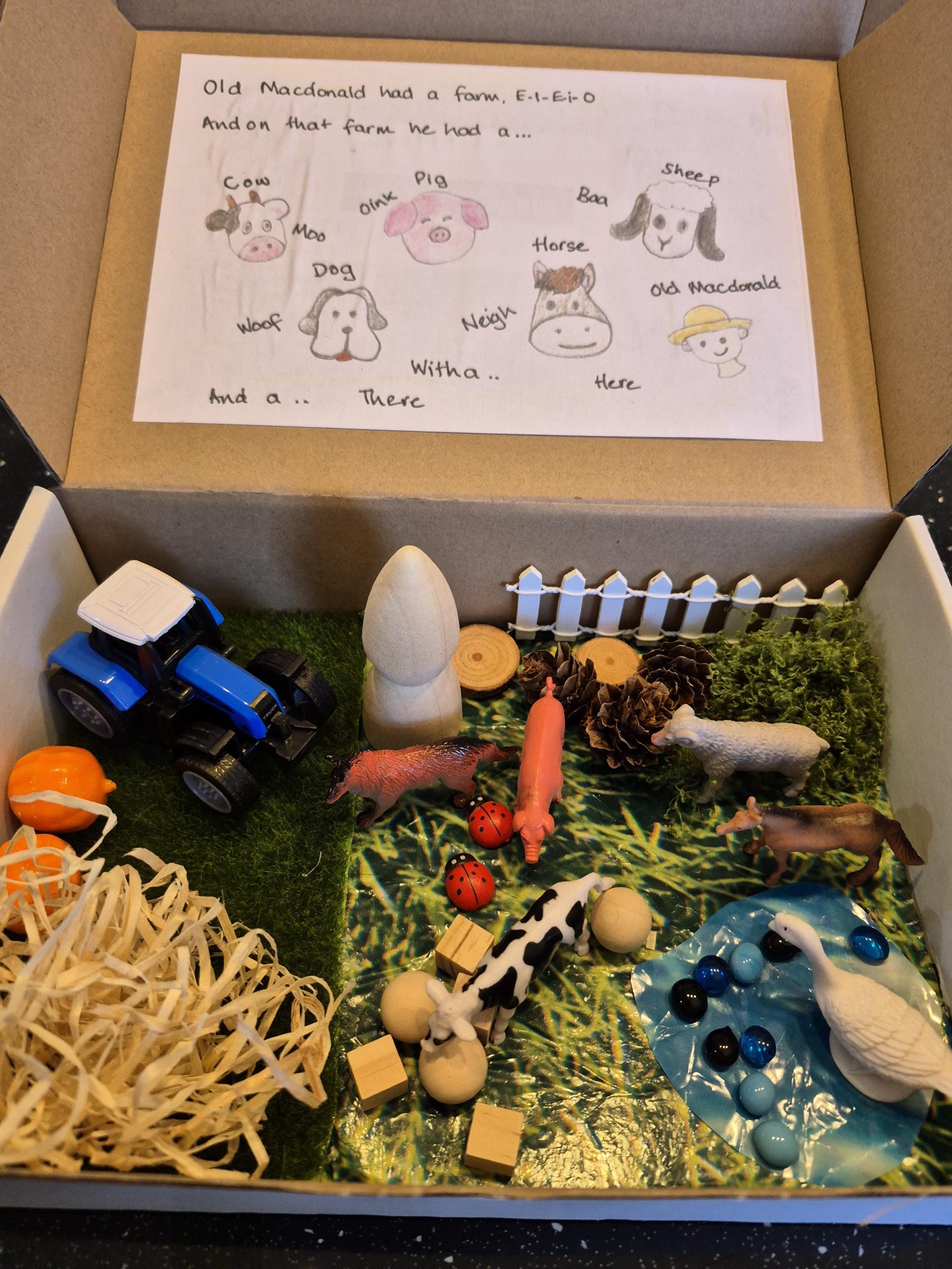 Old Macdonalds Small World Play Box - Etsy UK