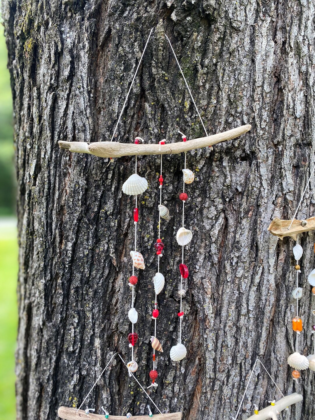 Shell Chime Mini Red - Etsy