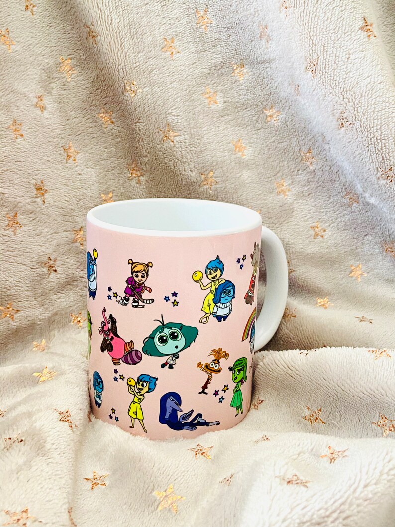 Inside Out Mug 2, Inside Out, Emotions, Cartoon Mug, Emotions Mug, Fear ...