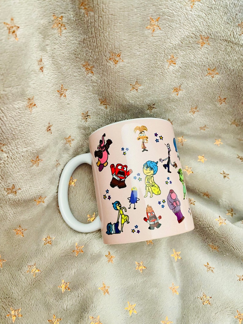 Inside Out Mug 2, Inside Out, Emotions, Cartoon Mug, Emotions Mug, Fear ...