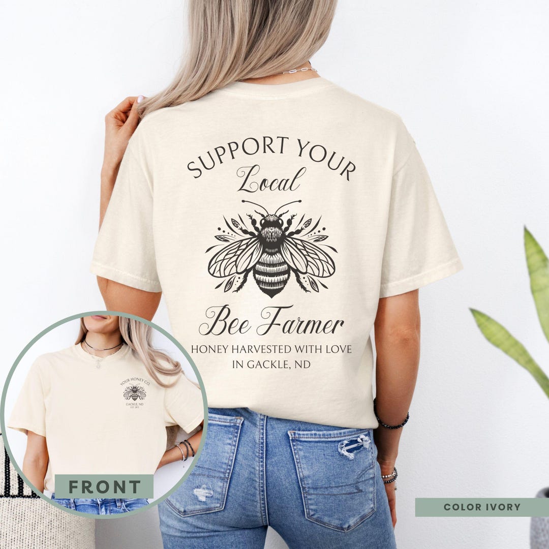 Personalized Bee Farmer Shirt, Bee Lover, Custom Beekeeper Gift ...