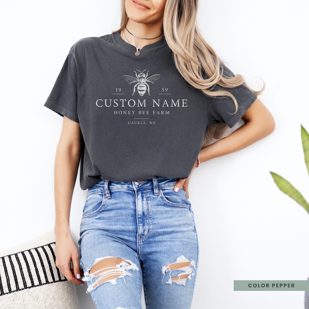 Personalized Bee Farmer Shirt, Bee Lover, Custom Beekeeper Gift ...