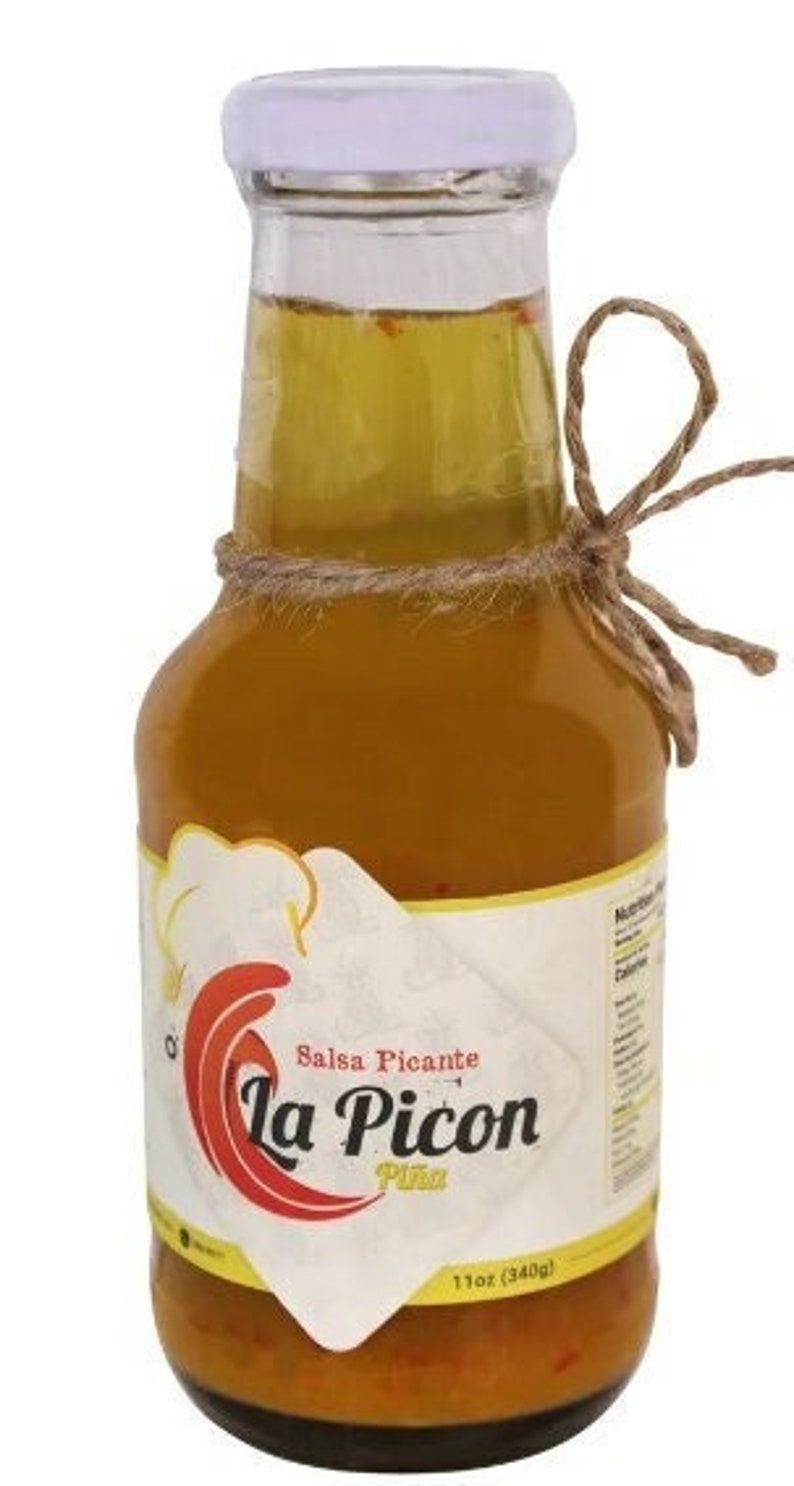 Panama Pineapple Pepper Sauce-la Picon 11 Ozs. - Etsy
