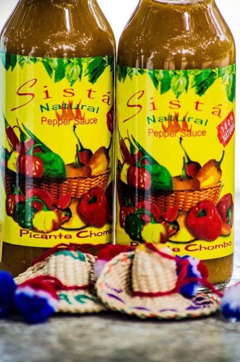 Sistá Natural Pepper Sauce Multi Award Winning Authentic Panamanian