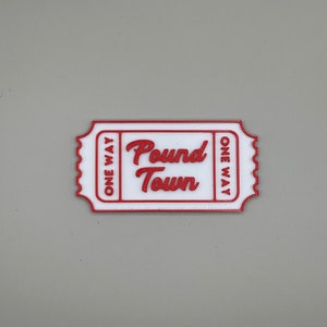 Tickets to Pound Town - Etsy