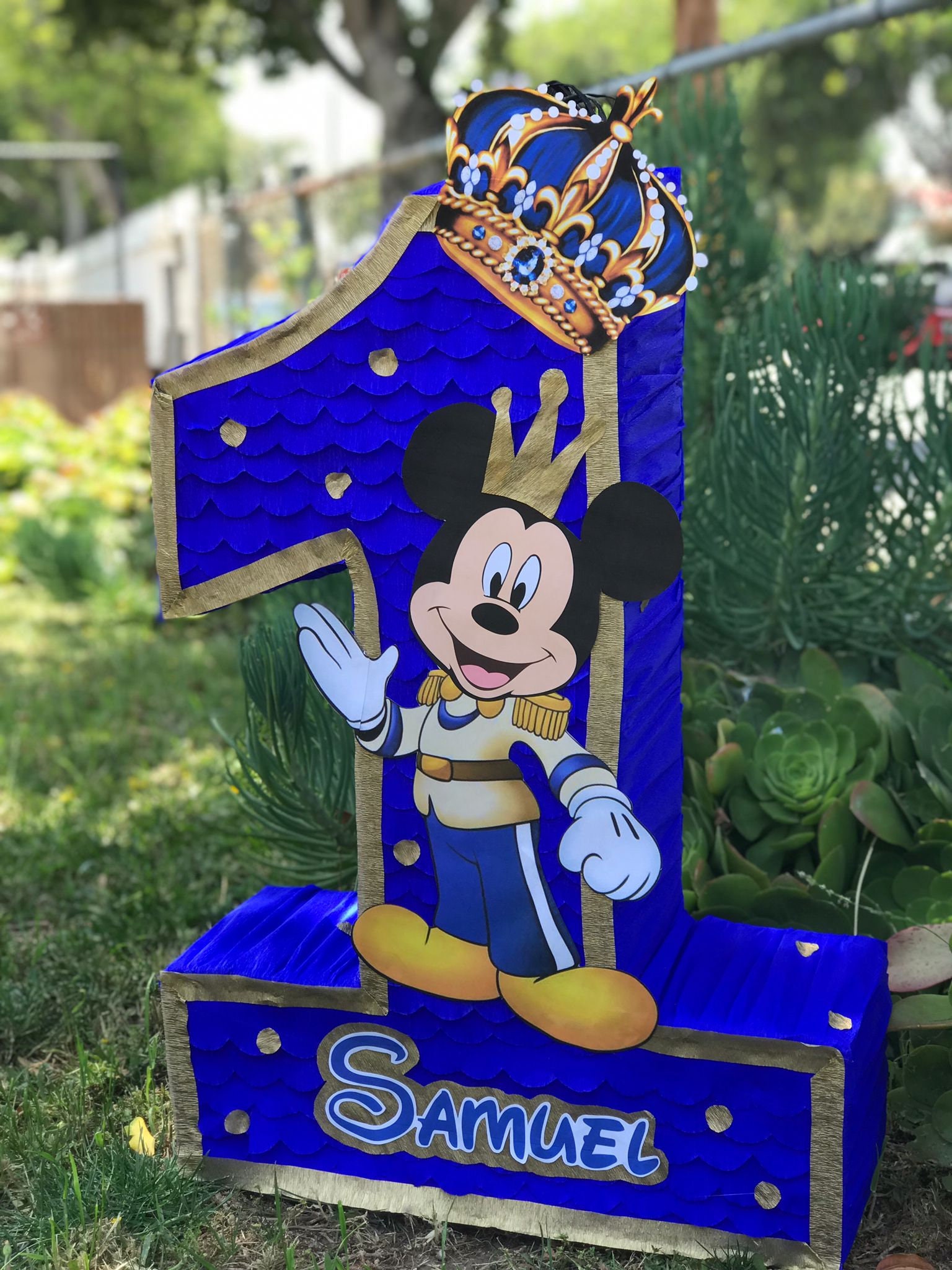 Mickey Personalized Piñata / King Mickey Piñata / Prince Mickey Piñata ...