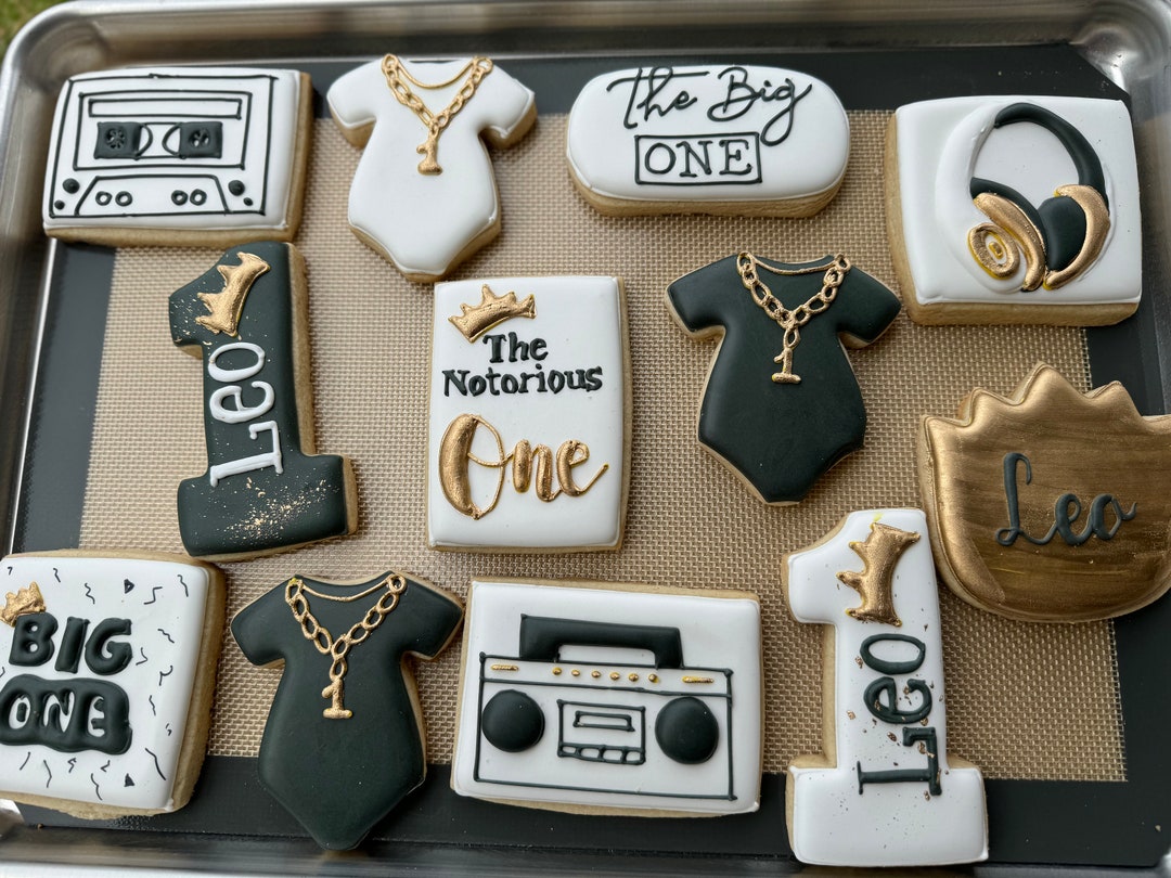 The Big One Sugar Cookies / Notorious Big Inspired Cookies / Biggie One ...