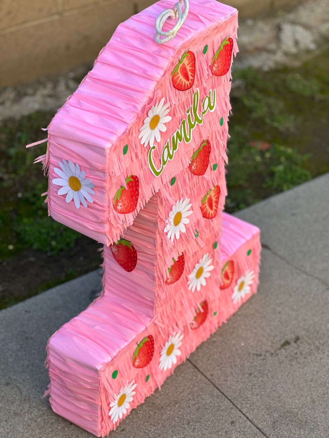 Strawberry Themed Piñata / Berry Sweet One Piñata / Daysi Pinata / Beer ...