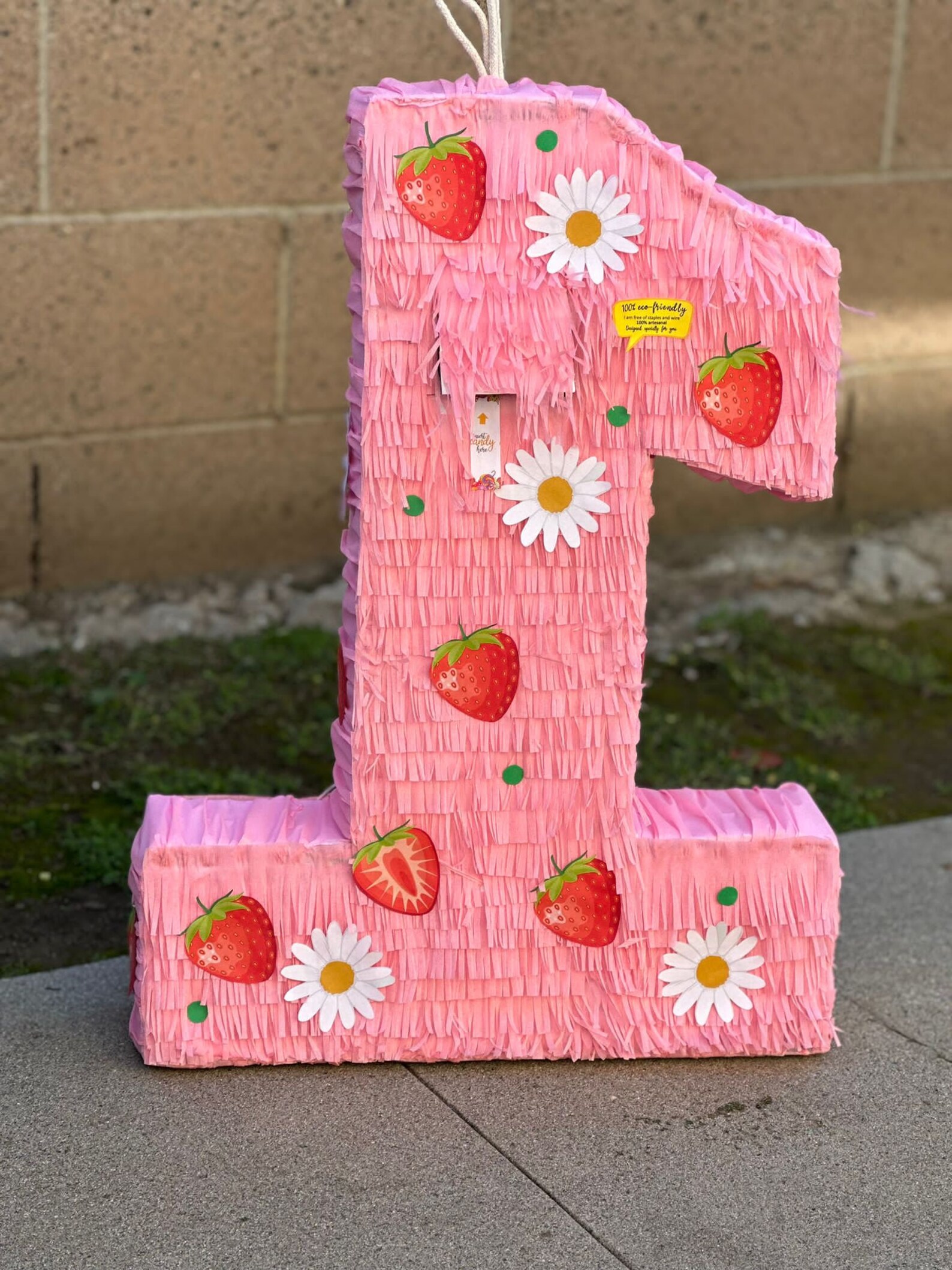 Strawberry Themed Piñata / Berry Sweet One Piñata / Daysi Pinata / Beer ...