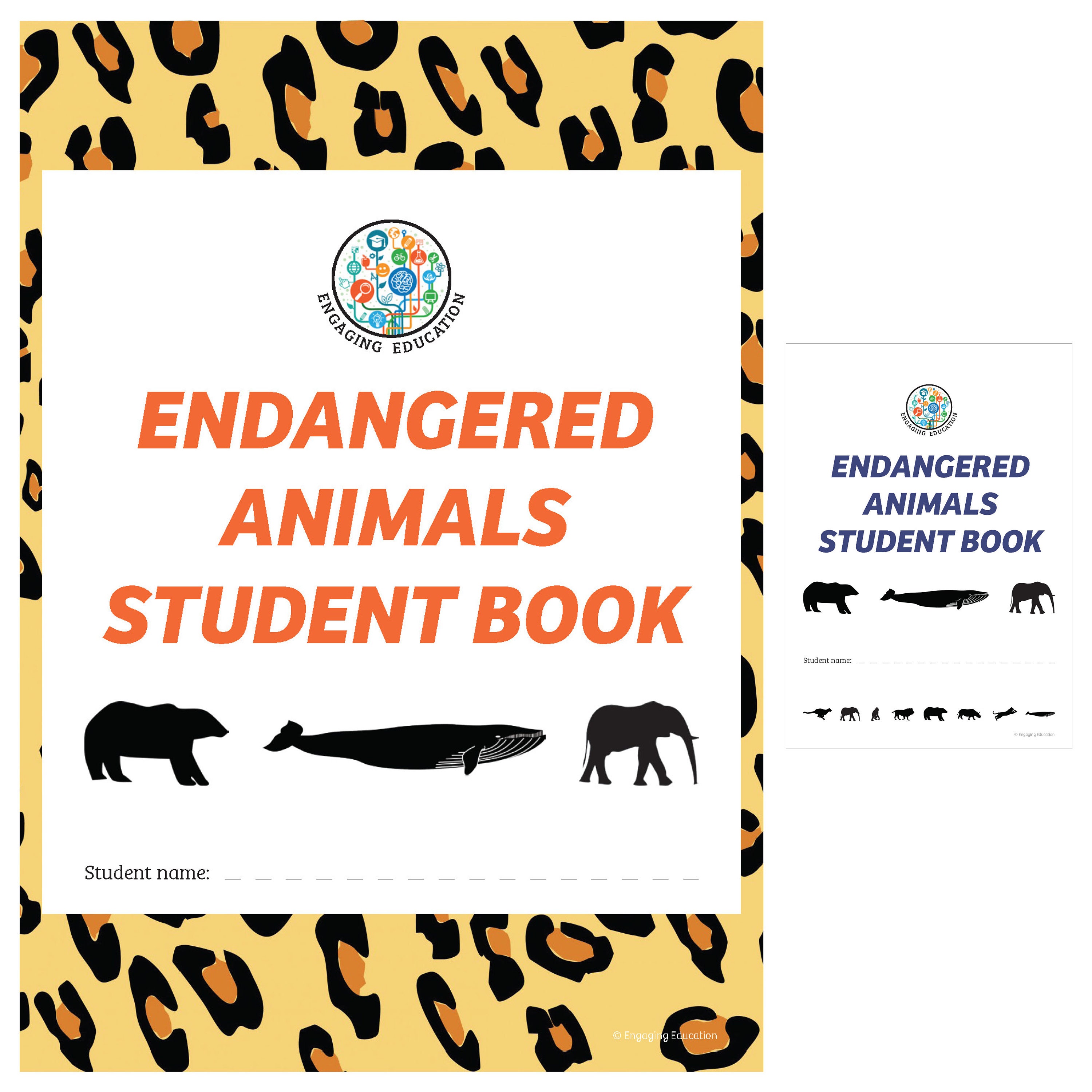 Endangered Animals Student Research Book - Etsy