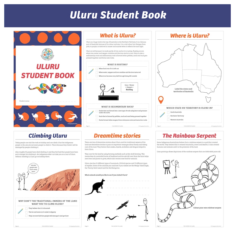 Uluru Teaching Pack - Etsy