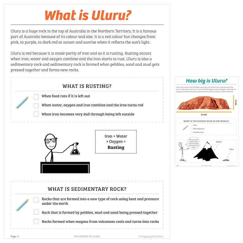 Uluru Teaching Pack - Etsy