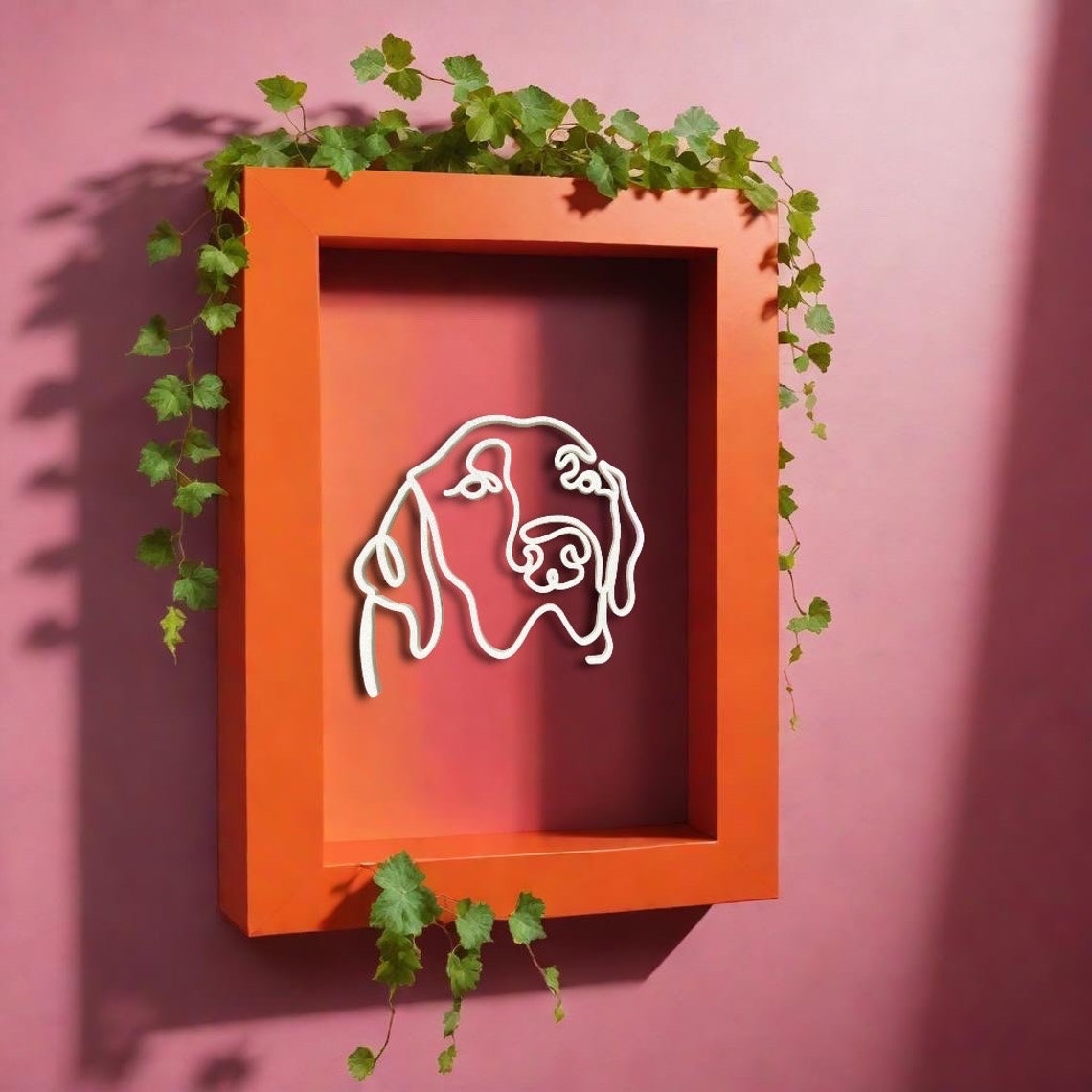 Custom 3D Printed Pet Portraits Personalized Dog & Cat, Handcrafted ...